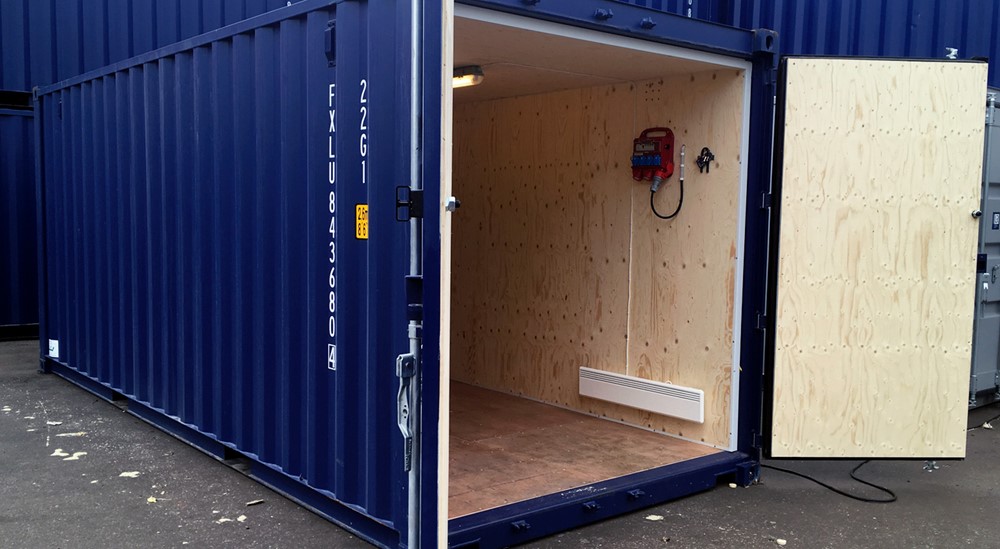 Skräddarsydda containers till byggbranschen
